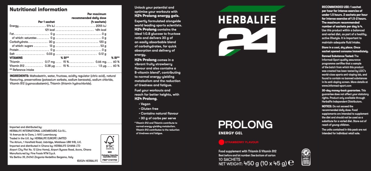 Herbalife24 Prolong Strawberry 10 sachets